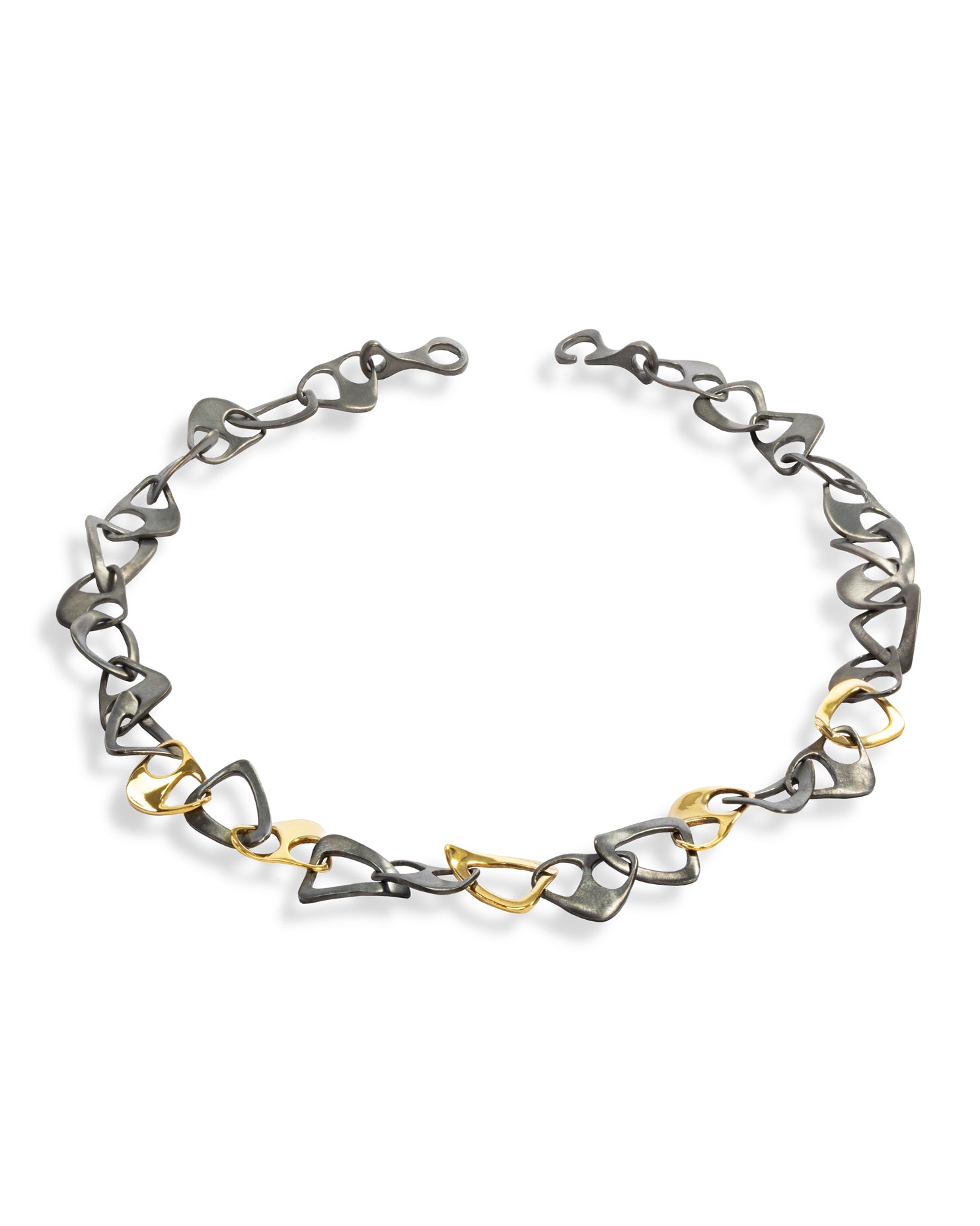 Isabella Necklace Blackened Silver & 18K – SOTE | Spirit of the Earth